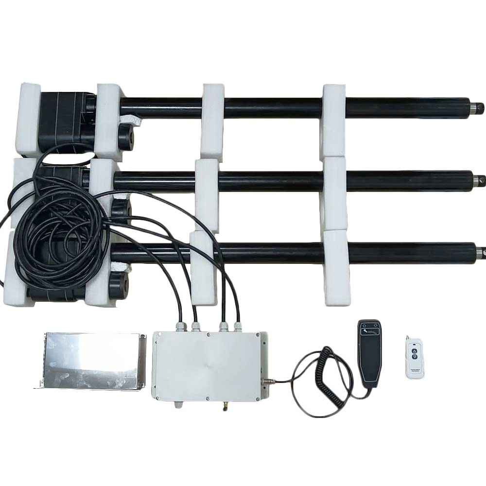 One Control Three Heavy Duty Linear Actuator Synchronization Controller