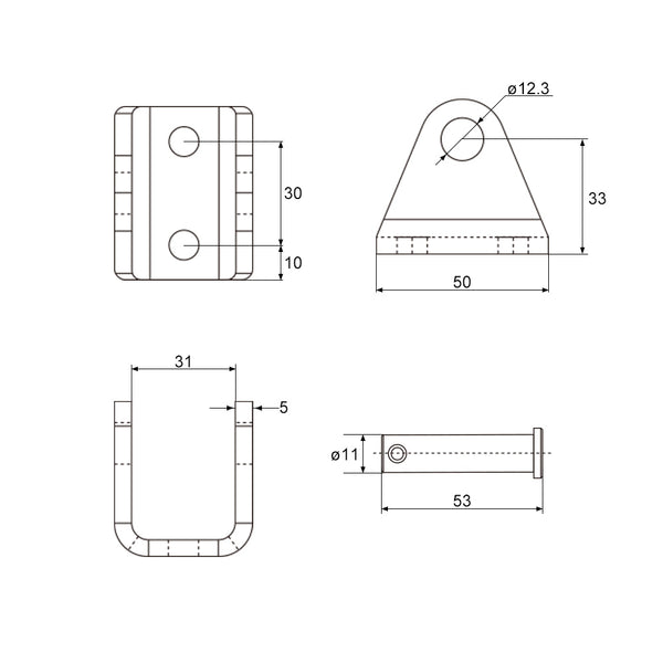 12V 24V 12000N High Performance Linear Actuator Remote Control Kit ...