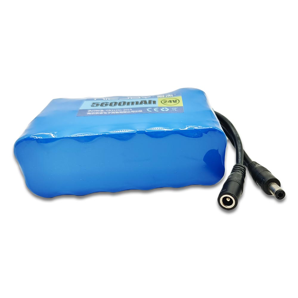 24V 5600mAh Lithium Battery Pack With Rechargeable Function – Electric ...
