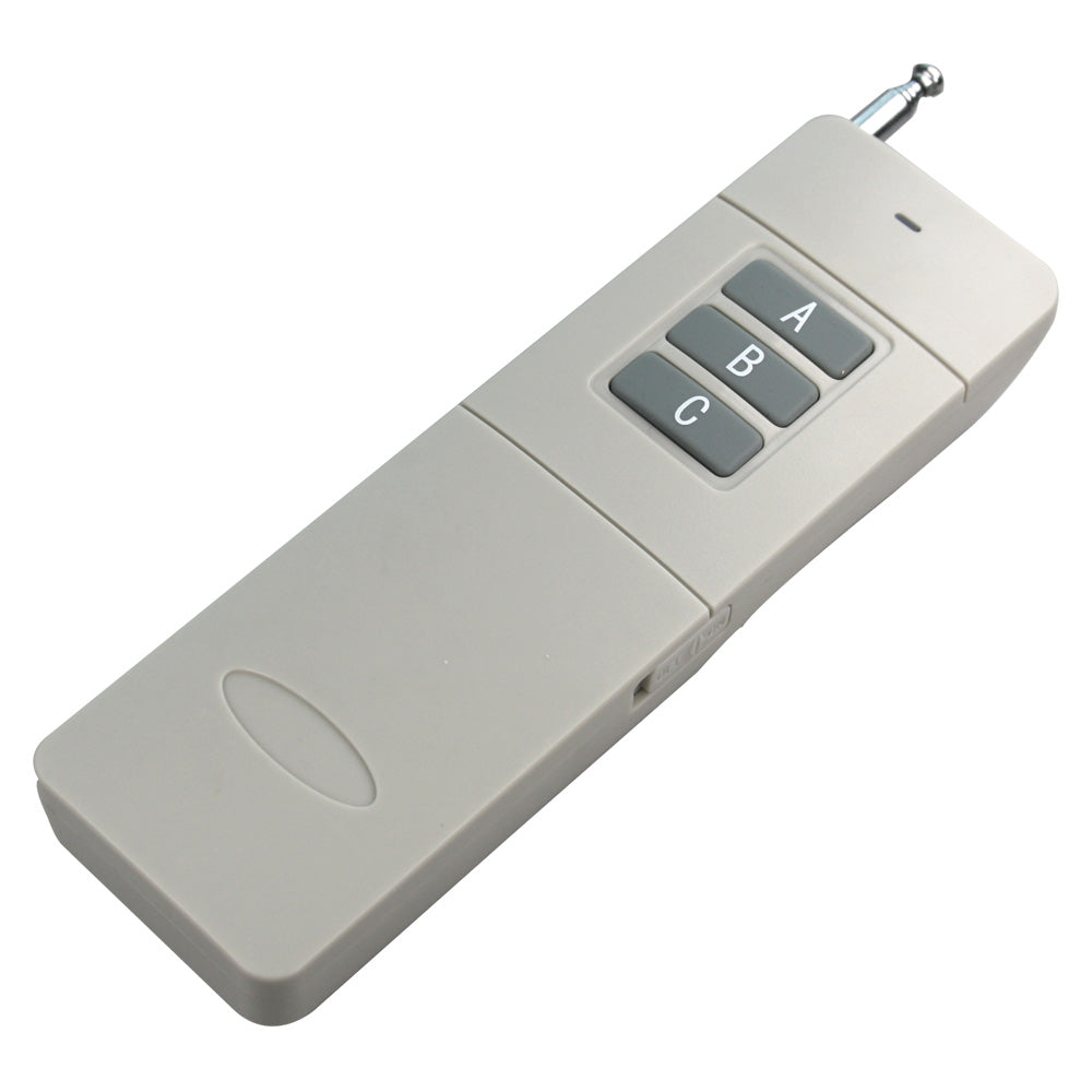 3 Buttons Long Range RF Wireless Remote Control Radio Transmitter ...