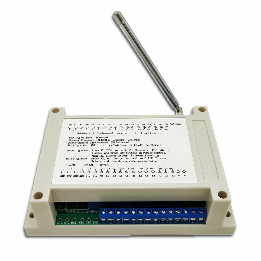 5000 Meters Long Range Wireless Remote Control Kit With 8 Channels Dry ...