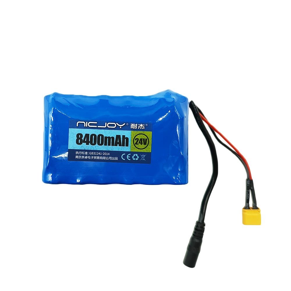 24V 8400mAh Lithium Battery Pack With Rechargeable Function – Electric ...