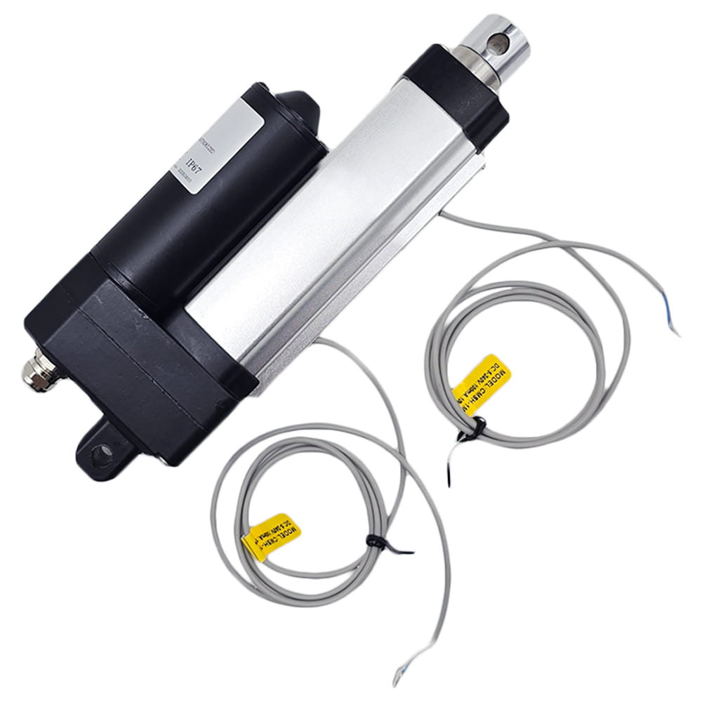 IP67 Waterproof Linear Actuator Magnetic Switch 50mm Stroke Adjustment ...