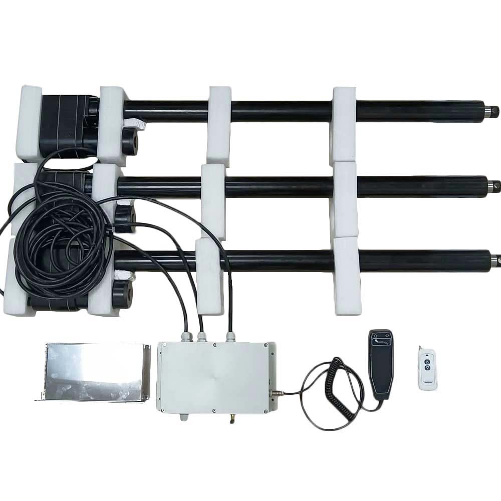 Three 700MM-1000MM Heavy Duty Linear Actuator C Synchronous Control Kit ...