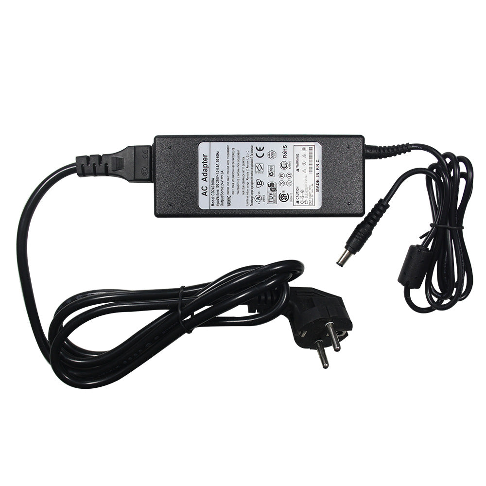 DC 24V 3A Power Adapter Adaptor European American British Australian S ...